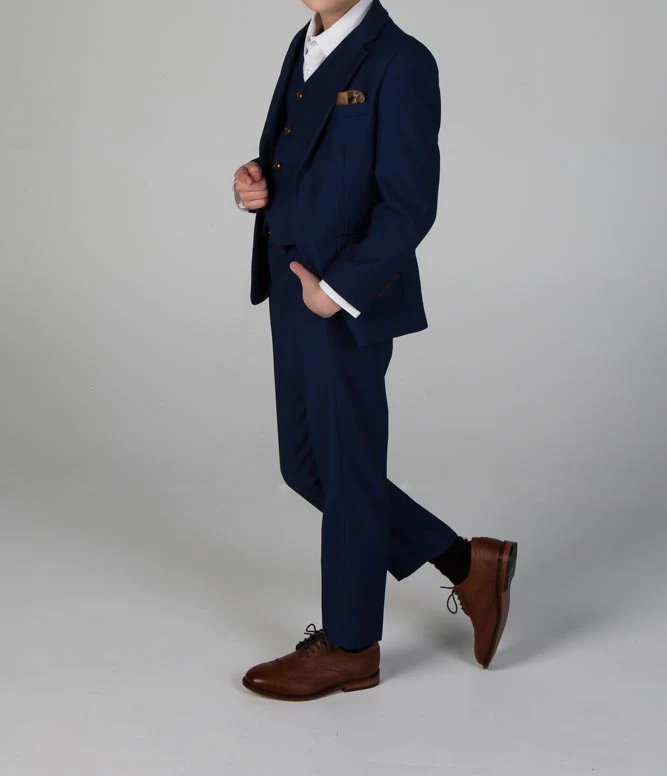 Device Boys Mayfair Blue Three Piece Suit